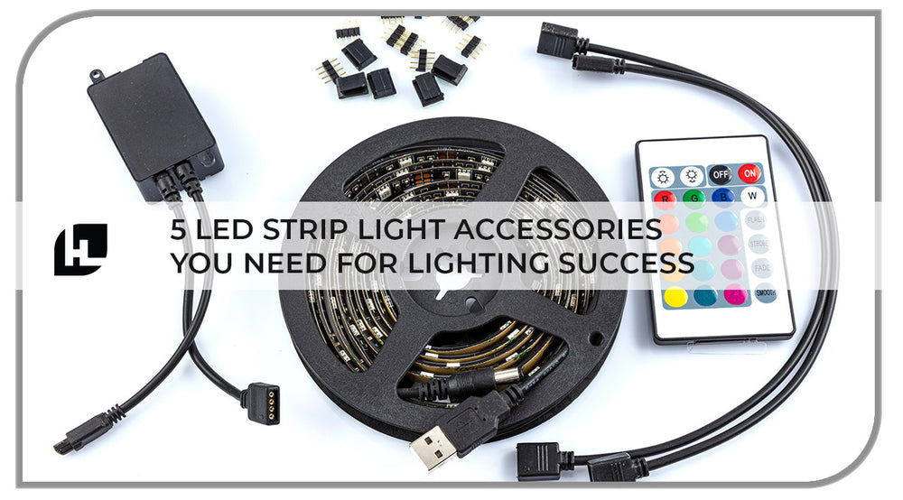 Get the Hook Up! 5 LED Strip Light Accessories You Need for Lighting S