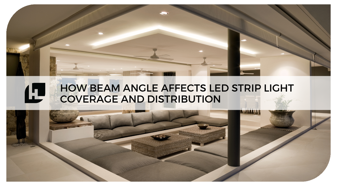 How Beam Angle Affects LED Strip Light Coverage and Distribution | Hit