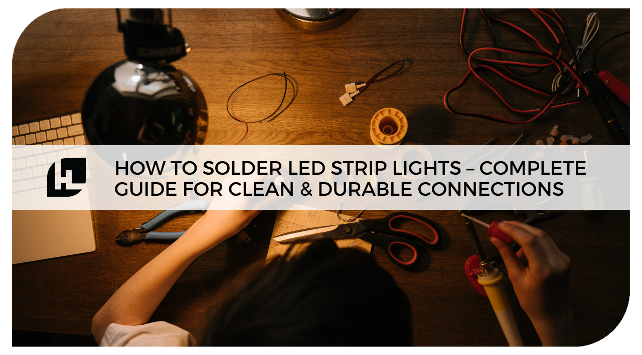 How to Solder LED Strip Lights – Complete Guide for Clean and Durable