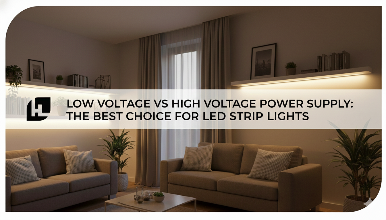 Low Voltage vs High Voltage Power Supply: The Best Choice for LED Stri
