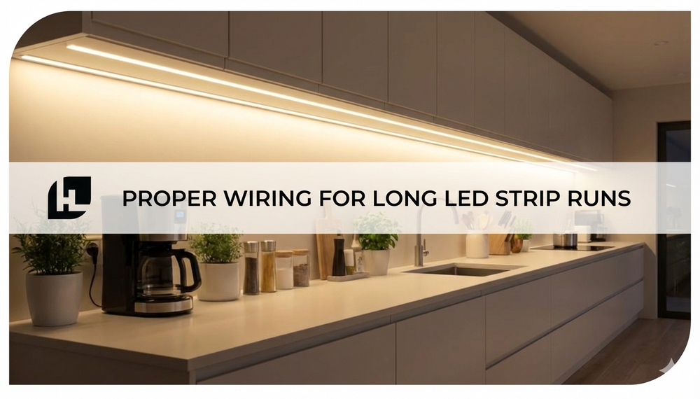 Proper Wiring for Long LED Strip Runs | LED Strip Wiring Guide | HitLi