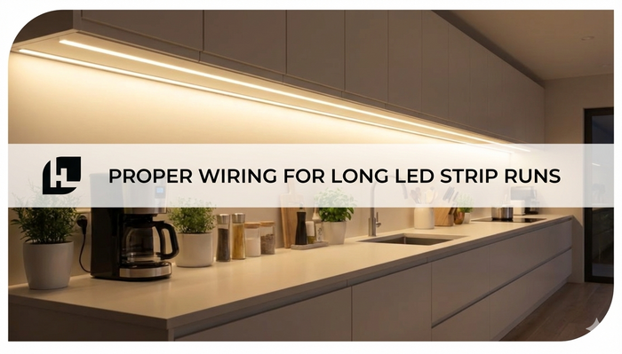 Proper Wiring for Long LED Strip Runs | LED Strip Wiring Guide | HitLi