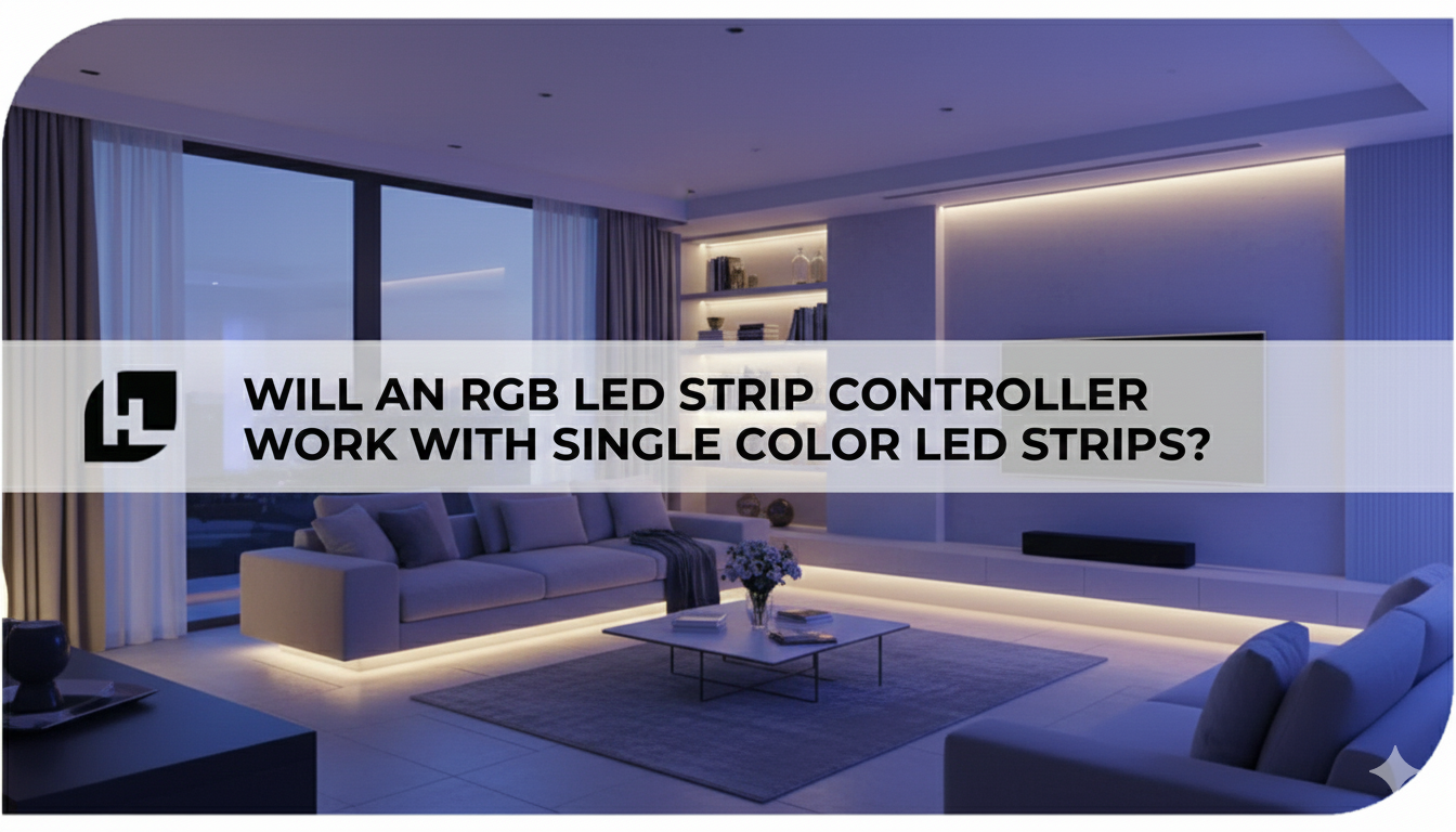 Will an RGB LED Strip Controller Work with Single Color LED Strips?
