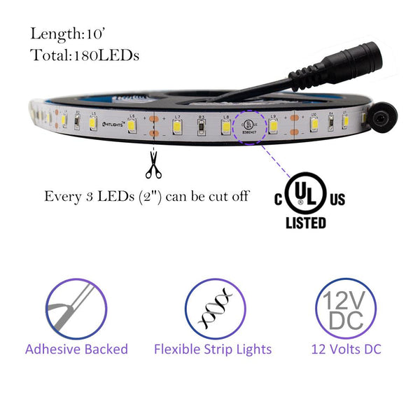 Single Color LED Strip Lights & Accessories | Hitlights